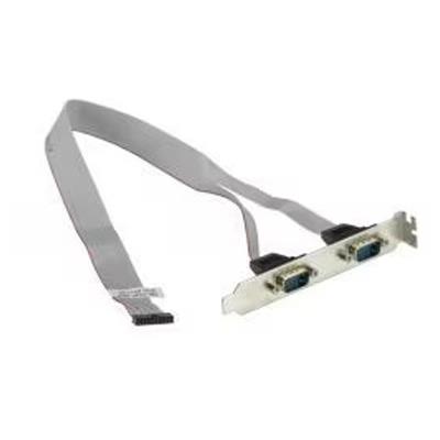 Supermicro CBL-CDAT-0604 Flat Cable with PCIe Bracket 9-Pin Connectors ...
