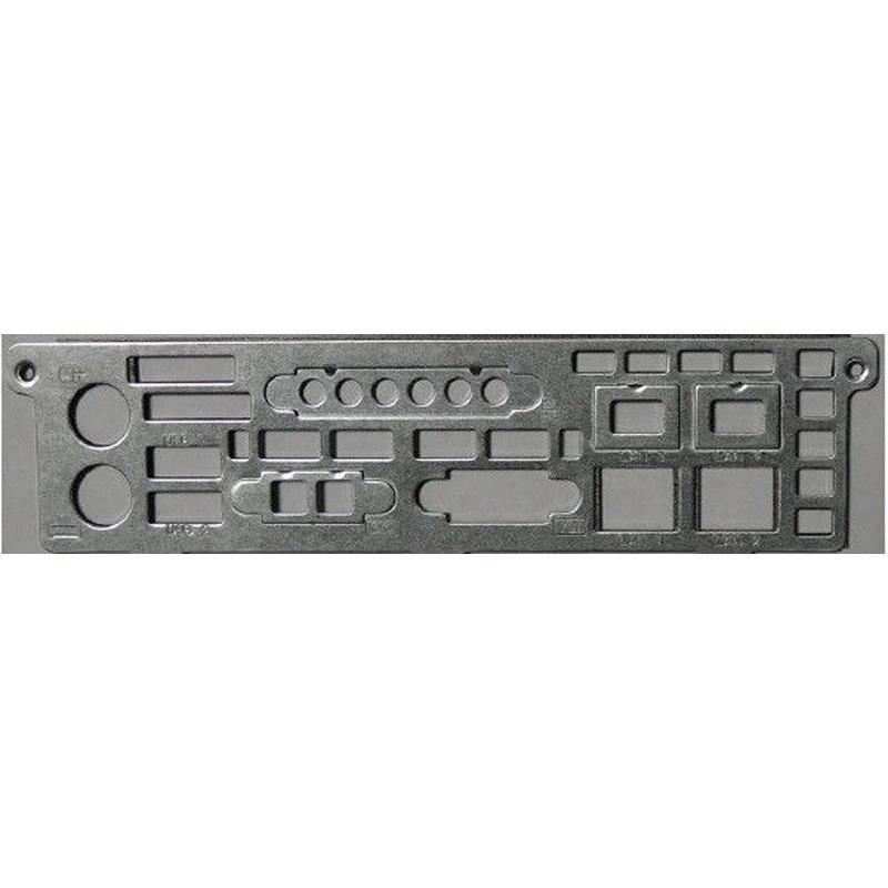Supermicro MCP-260-00008-00 I/O Shield for 4 LANs f/ SC512 / SC811s ...