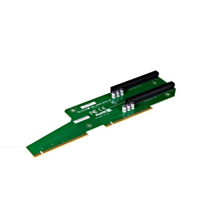 Supermicro RSC-R2UG-2E16-X9 2U LHS Riser Card -Gen2/Gen3/GPU Support ...