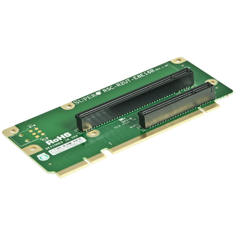 Supermicro RSC-R2UT-E8E16R 2U RHS Riser Card -Gen2/Gen3/GPU Support ...