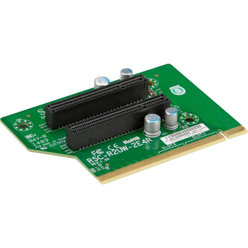 Supermicro RSC-R2UW-2E4R 2U Right Hand Side WIO Riser Card - 2x PCI-E ...