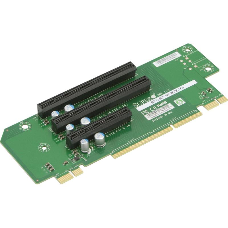 Supermicro RSC-R2UW-2E8E16+ 2U Left Hand Side WIO Riser Card - WIO ...