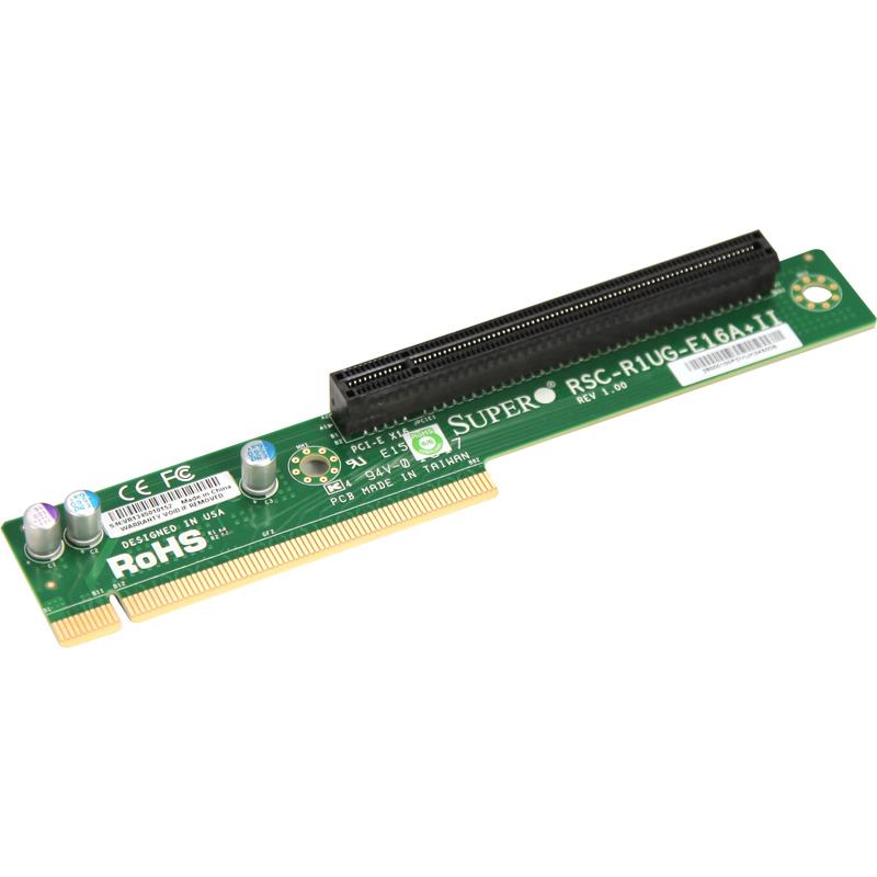 Supermicro RSC-R1UG-E16A+II 1U GPU Left-Side Passive Riser Card - 1x ...