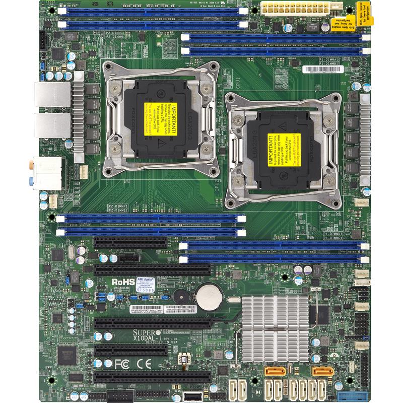Supermicro X10DAL-i Motherboard ATX Dual Socket R3 (LGA 2011) Intel Xeon E5-2600 v3/v4 ...