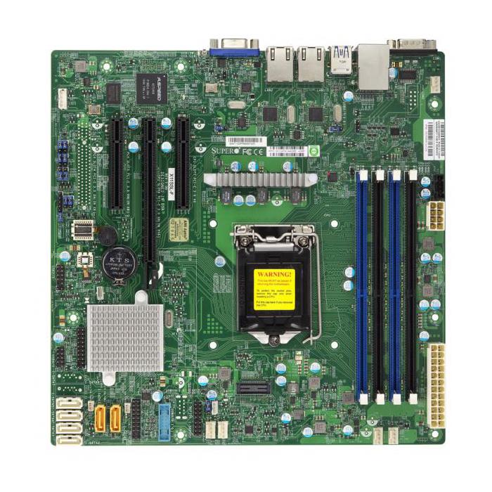 Supermicro X11SSL Motherboard Micro-ATX Single Socket LGA-1151 (Socket H4) Intel Xeon E3-1200 v6 ...