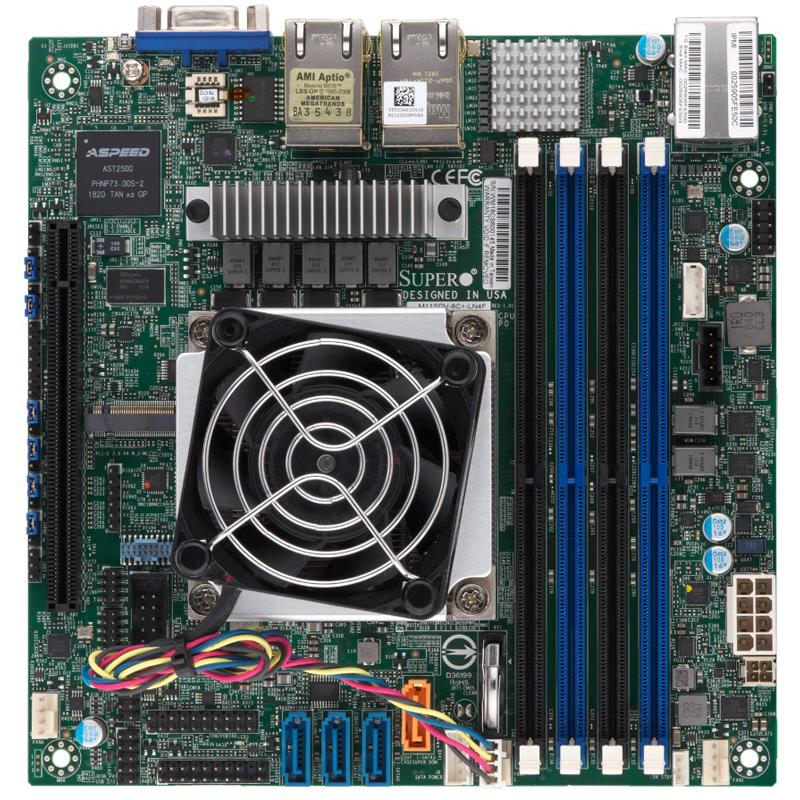 Supermicro M11SDV-8C+-LN4F Motherboard Mini-ITX Embedded AMD EPYC 3251 ...