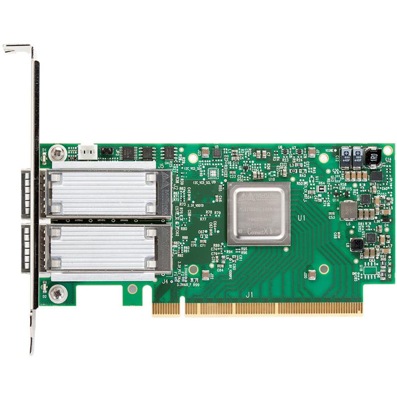 Mellanox MCX516A-CCAT Connectx-5 100GbE Ethernet Adapter Plug-in Card ...