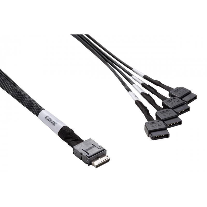 Supermicro CBL-SAST-0933 50CM OCuLink to 4x SATA Cable | Wiredzone