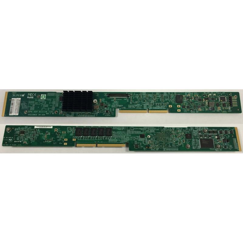 Supermicro BPN-ADP-8S3108-1UBL Backplane Ultra Twin SAS 3108 daughter ...