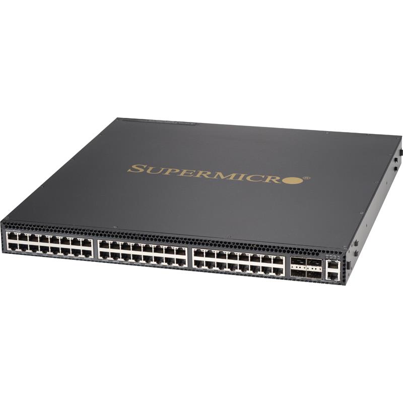 Supermicro SSE-X3348TR 1U Switch With 48-Port 10 Gigabit Ethernet and 4 ...