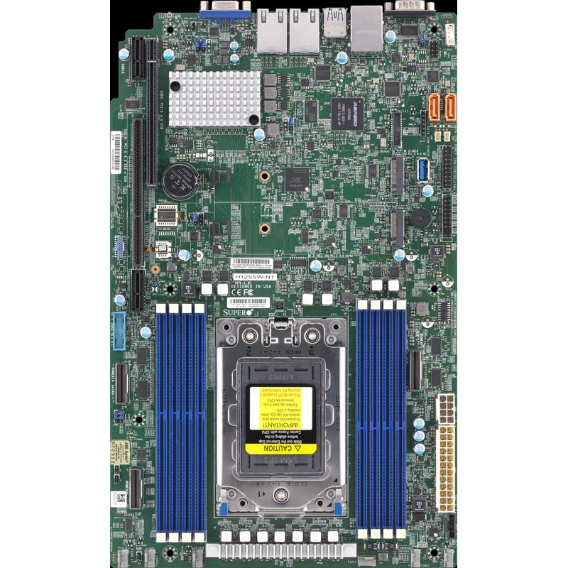 Supermicro H12SSW-NT Motherboard Proprietary WIO Single Socket SP3 AMD ...