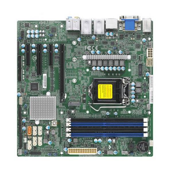 Supermicro X12SCQ Motherboard Micro-ATX Single Socket LGA-1200 for 10th ...